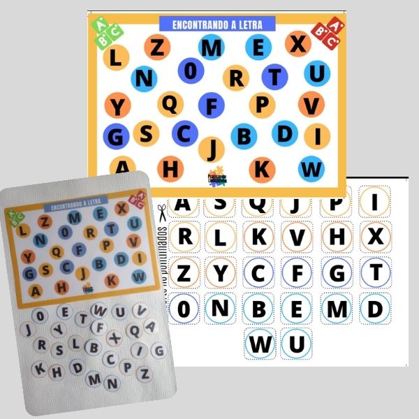 Atividade Lúdica ENCONTRE AS LETRAS - Andréia | Hotmart