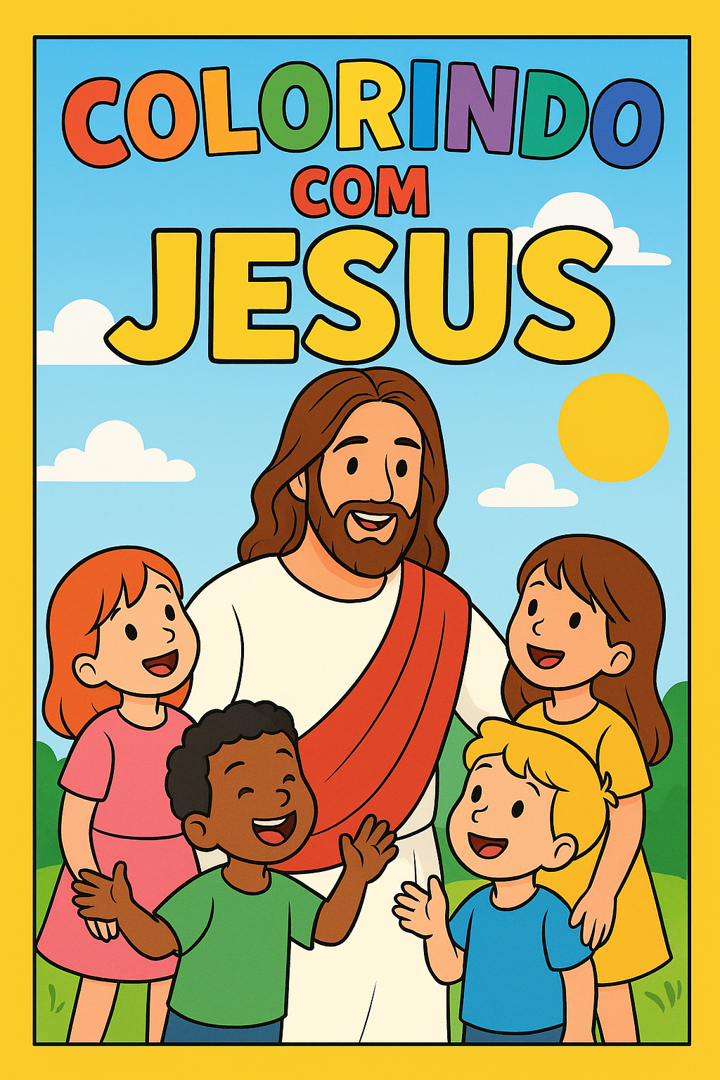 Colorindo Com Jesus - Ariel Felipe Gonçalves Costa | Hotmart