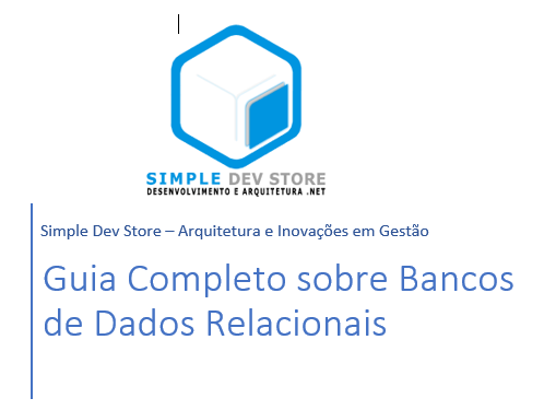 Guia sobre Bancos de Dados Relacionais - Simple Dev Store | Hotmart
