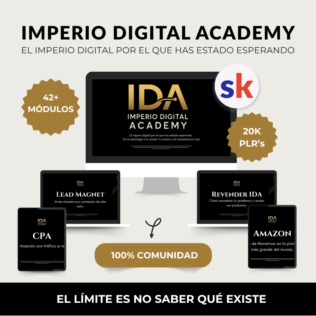 IDA Imperio Digital Academy - Viridiana Flores Zavala | Hotmart