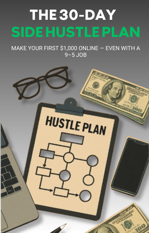 The 30-Day Side Hustle Plan - Make Your First $1,000 Online