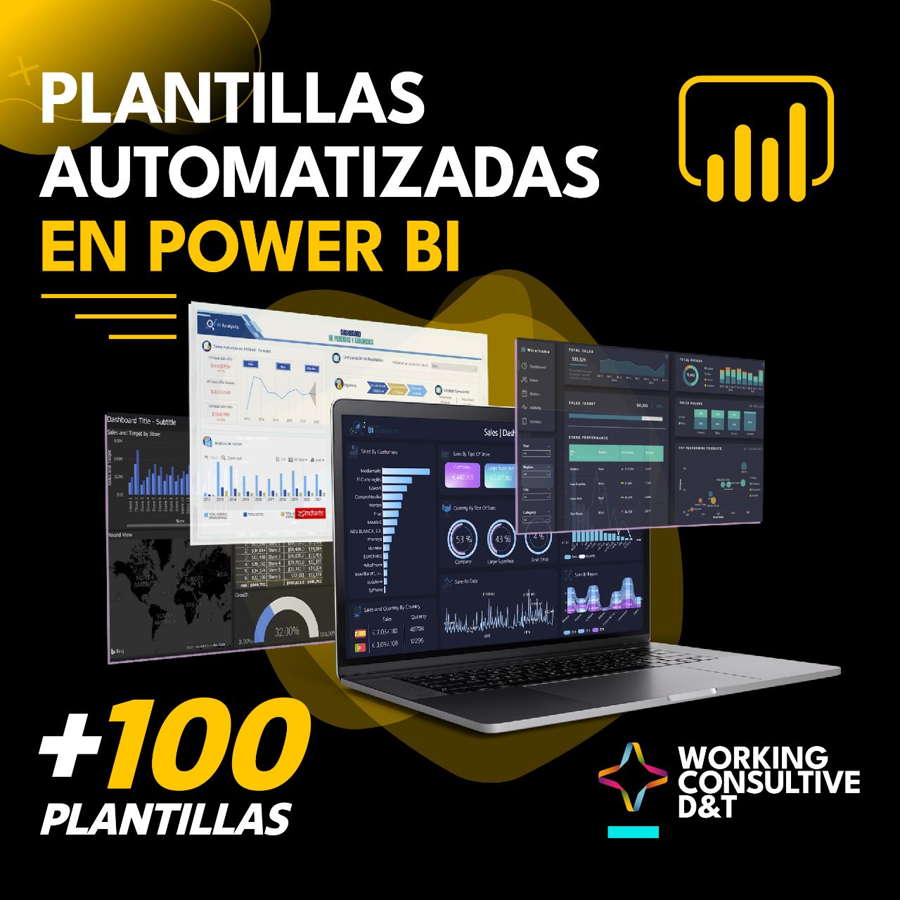 Plantillas Automatizadas Power BI - Daniela Tellez | Hotmart