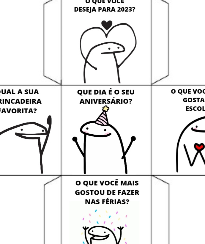 Dado Flork para dinâmica em sala de aula - Priscilla da Silva Souza...