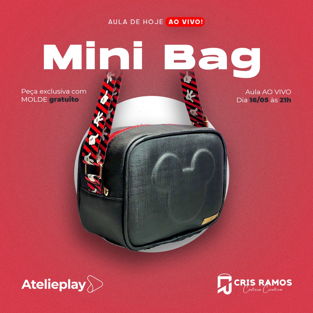 Aula Mini Bag - Ateliê Cris Ramos Ltda EPP | Hotmart