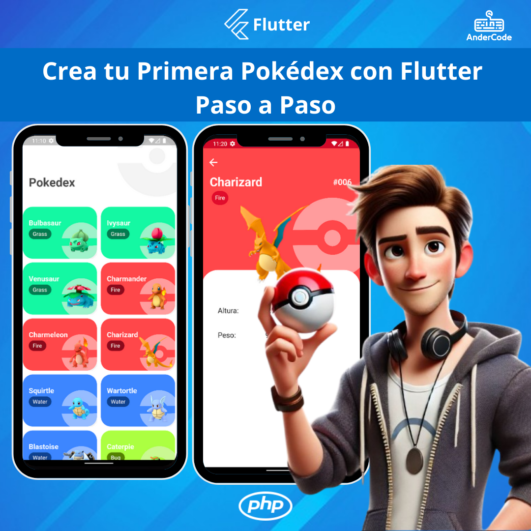 Crea tu primera Pokédex con Flutter Paso a Paso - Davis Anderson