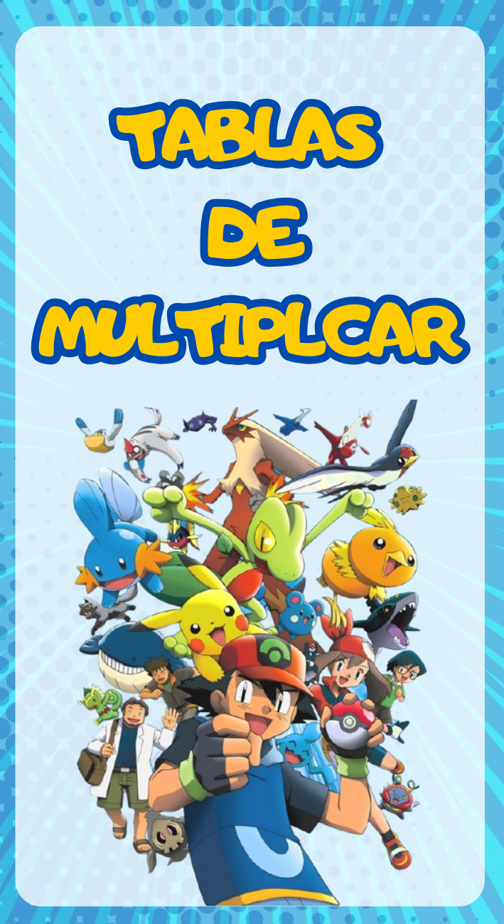 "Tablas de Multiplicar Animadas: Aprende Jugando" - luz Martinez