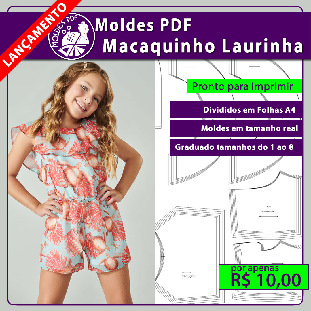 Moldes Pdf Macaquinho Laurinha Moldes Pdf E Design De Moda Hot