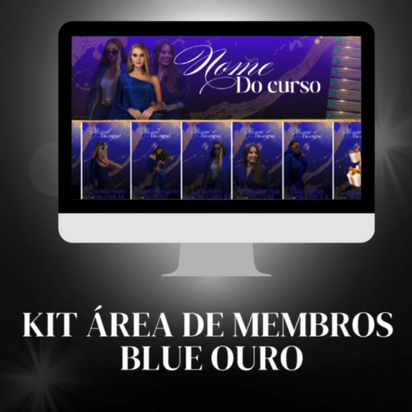 KIT ÁREA DE MEMBROS PREMIUM BLUE OURO - Marília Trindade Veras | H...