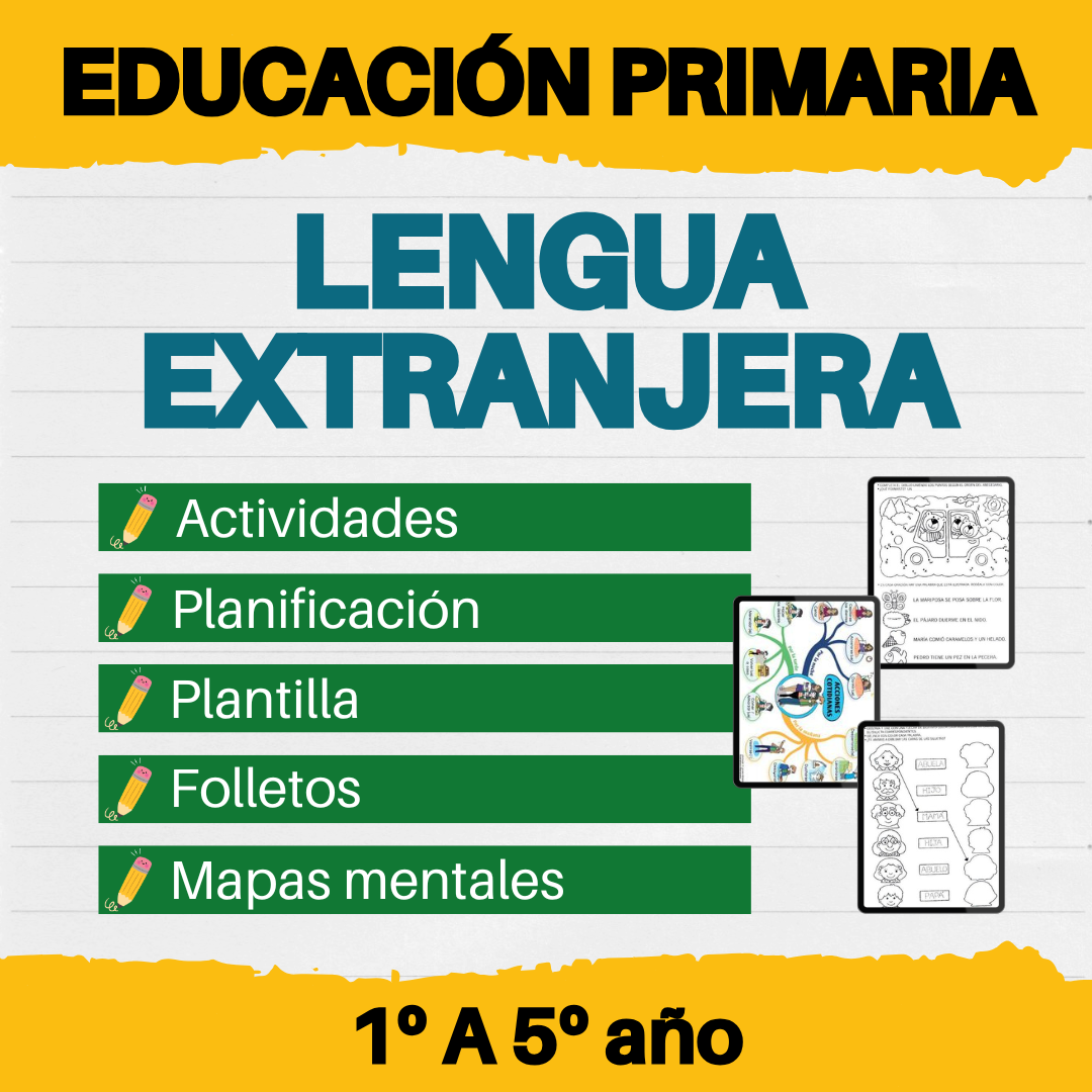 Lengua Extranjera - Educación Primaria - 1º ao 5º ano