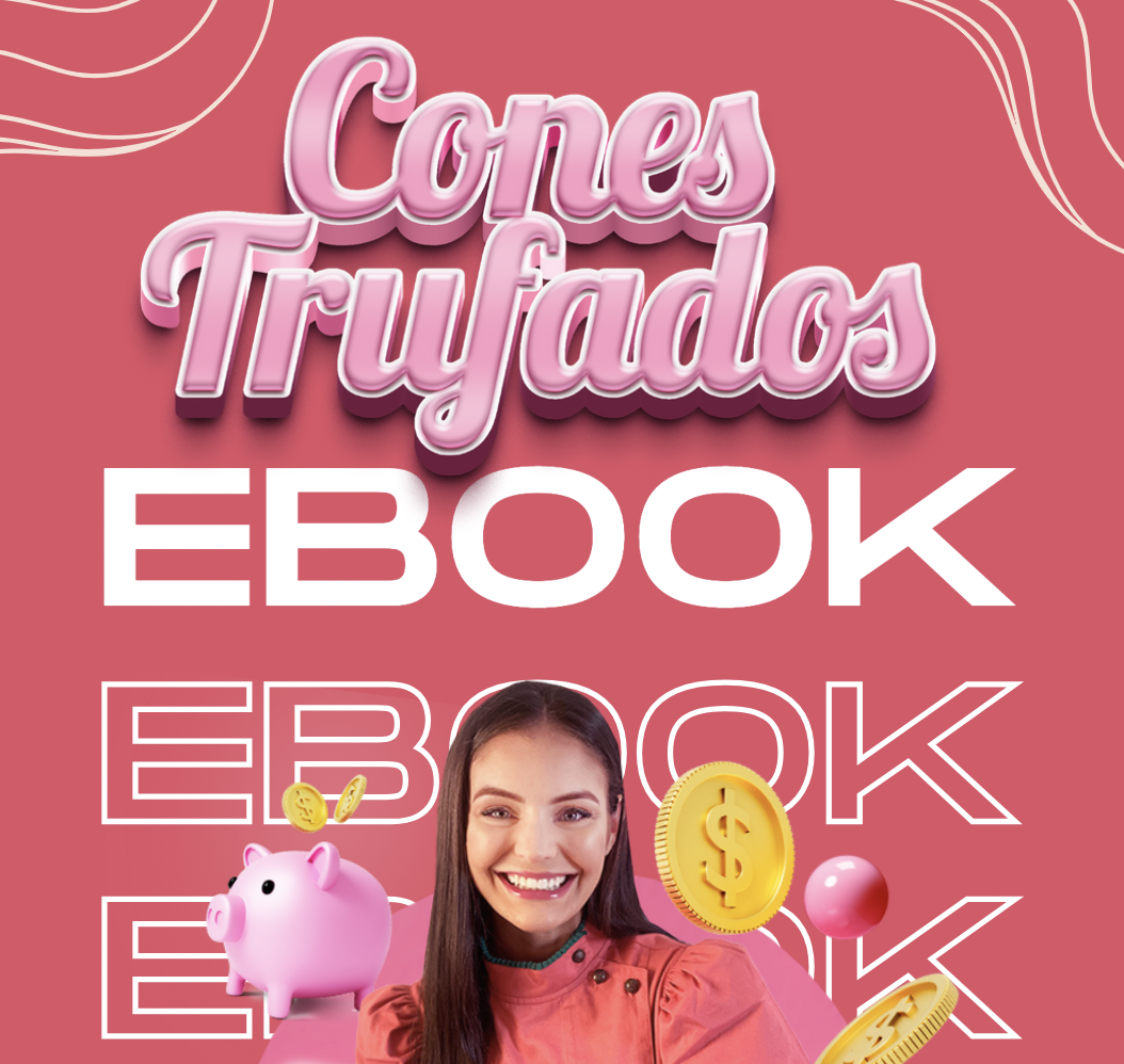 Ebook Completo Curso de Cones Trufados por RedChaves