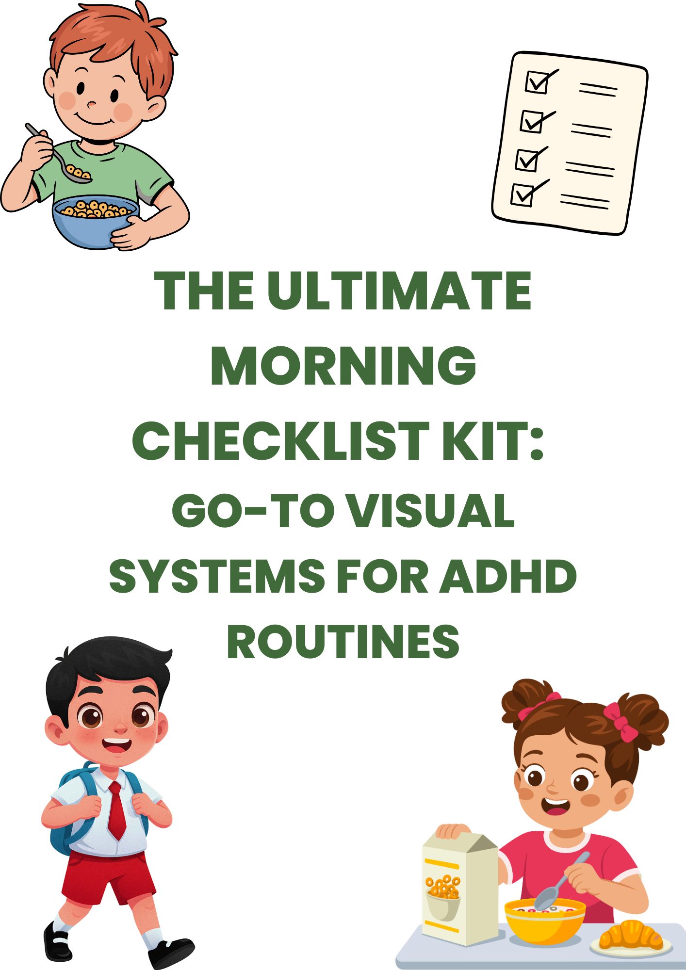The Ultimate Morning Checklist Kit: Go-to Visual Systems for ADHD R...
