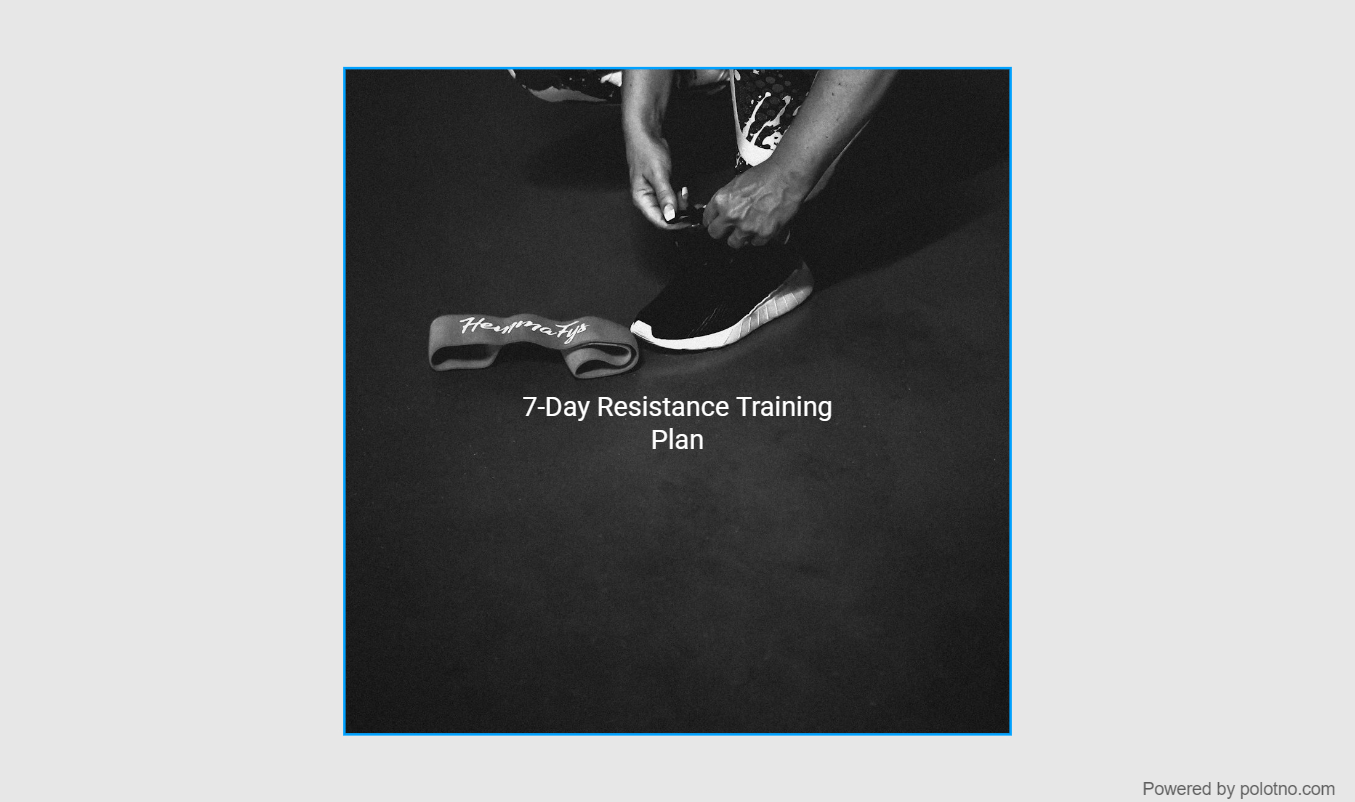 7-Day Resistance Training Plan