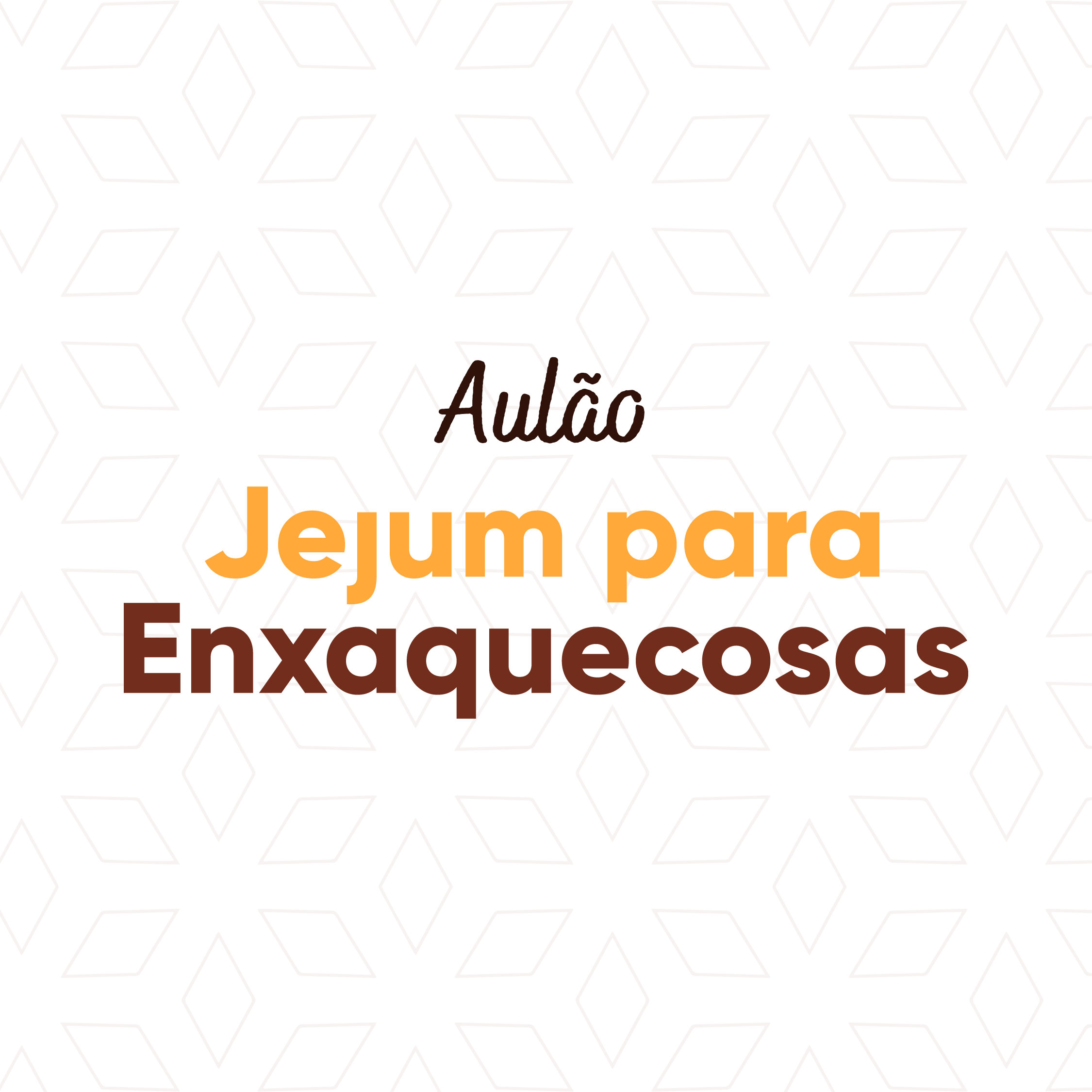 Aulão Jejum Para Enxaquecosas - Paulo Abner Cardoso de Carvalho | H...