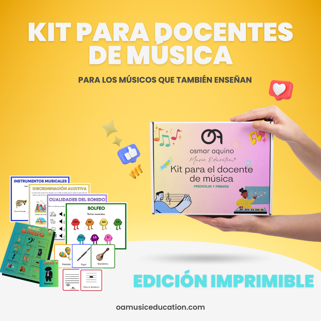 Kit para docentes de música (Preescolar y Primaria) Digital - Osmar...