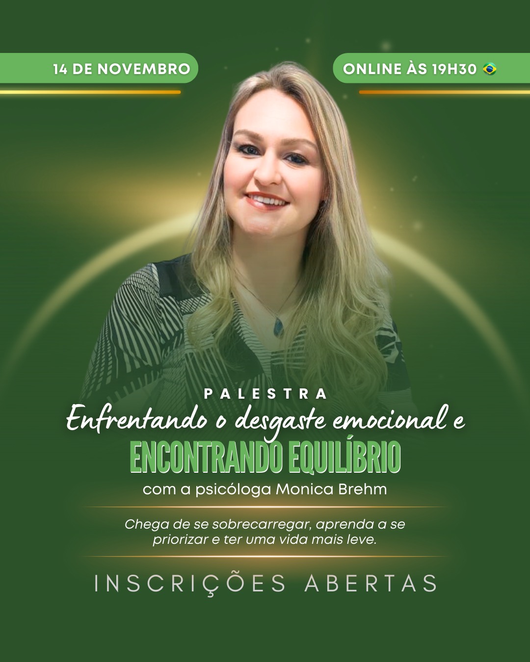 Palestra Enfrentando o Desgaste Emocional e Encontrando o Equilíbrio