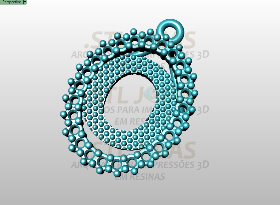 PINGENTE LETRA Ó Arquivo para impressão 3D. Formato STL - STL JOIAS...