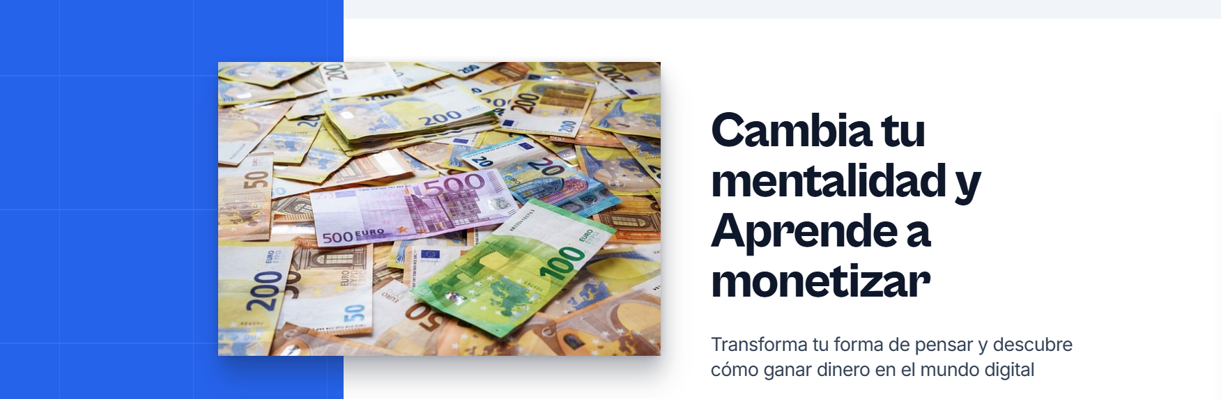 Cambia tu mentalidad y Atrae Dinero. Aprende a Monetizar en el Mund...