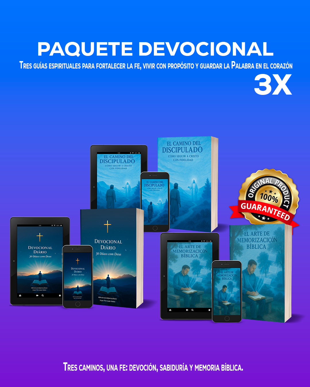 PAQUETE DEVOCIONAL: Discipulado, Devoción y Memorización Bíblica