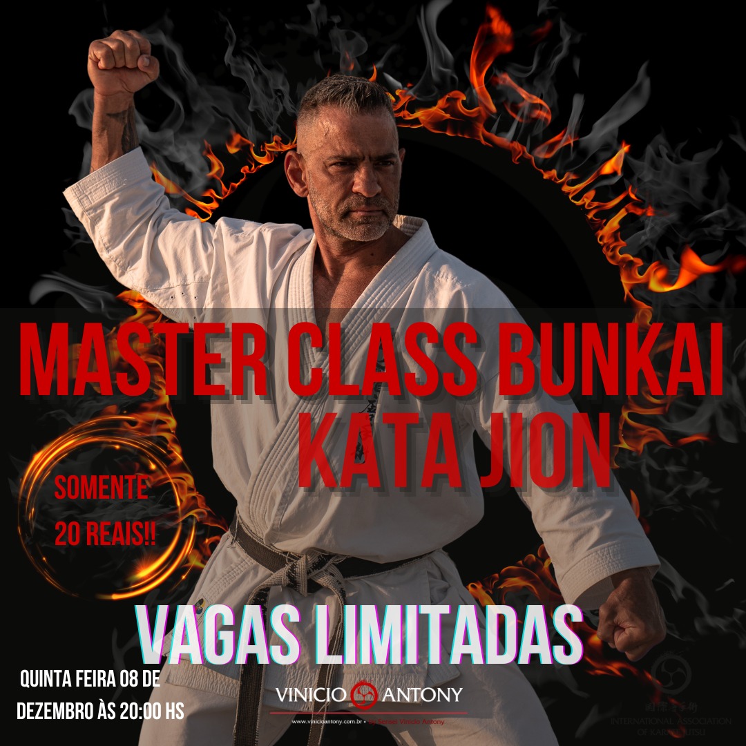 Master Class Bunkai Kata Jion - Vinicio Antony Teixeira | Hotmart