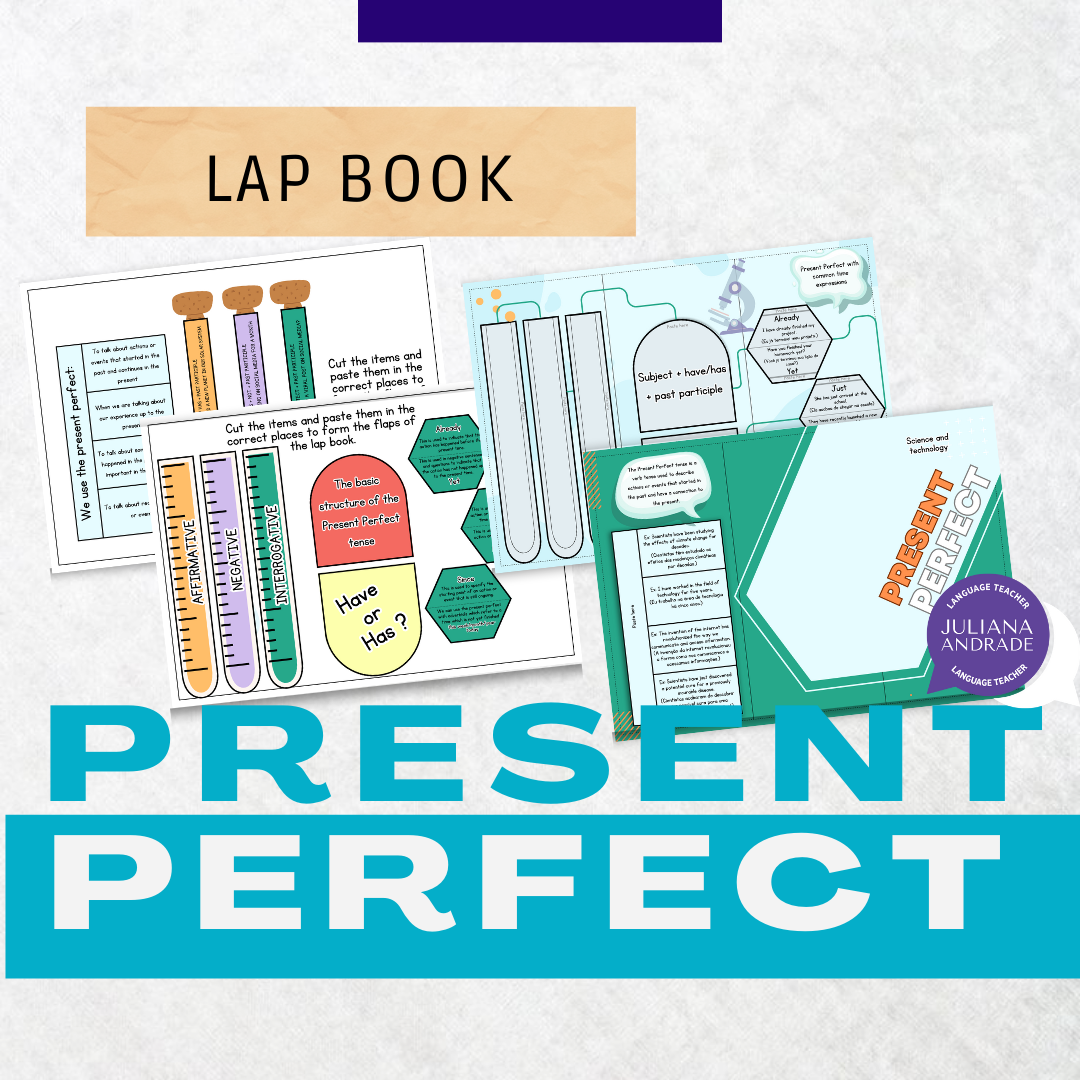 LAP BOOK - PRESENT PERFECT - Juliana Andrade - English teacher | H...