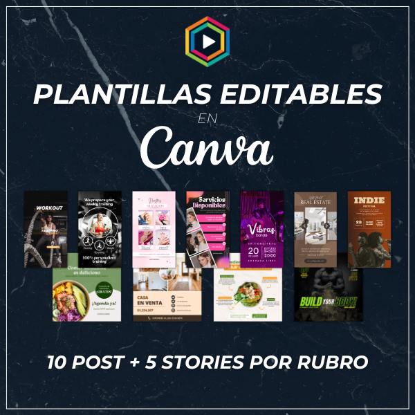PLANTILLAS EDITABLES EN CANVA