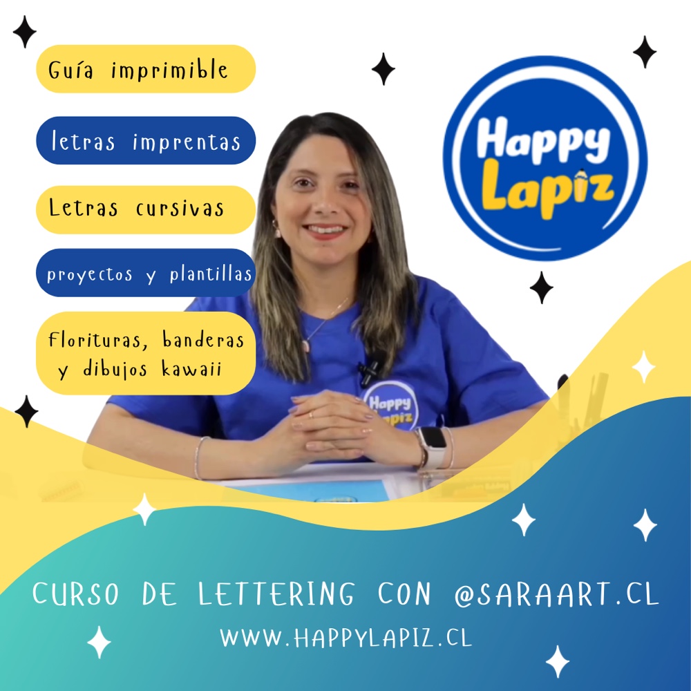 Curso de Lettering para Principiantes con Saraart - Happy Lápiz | H...