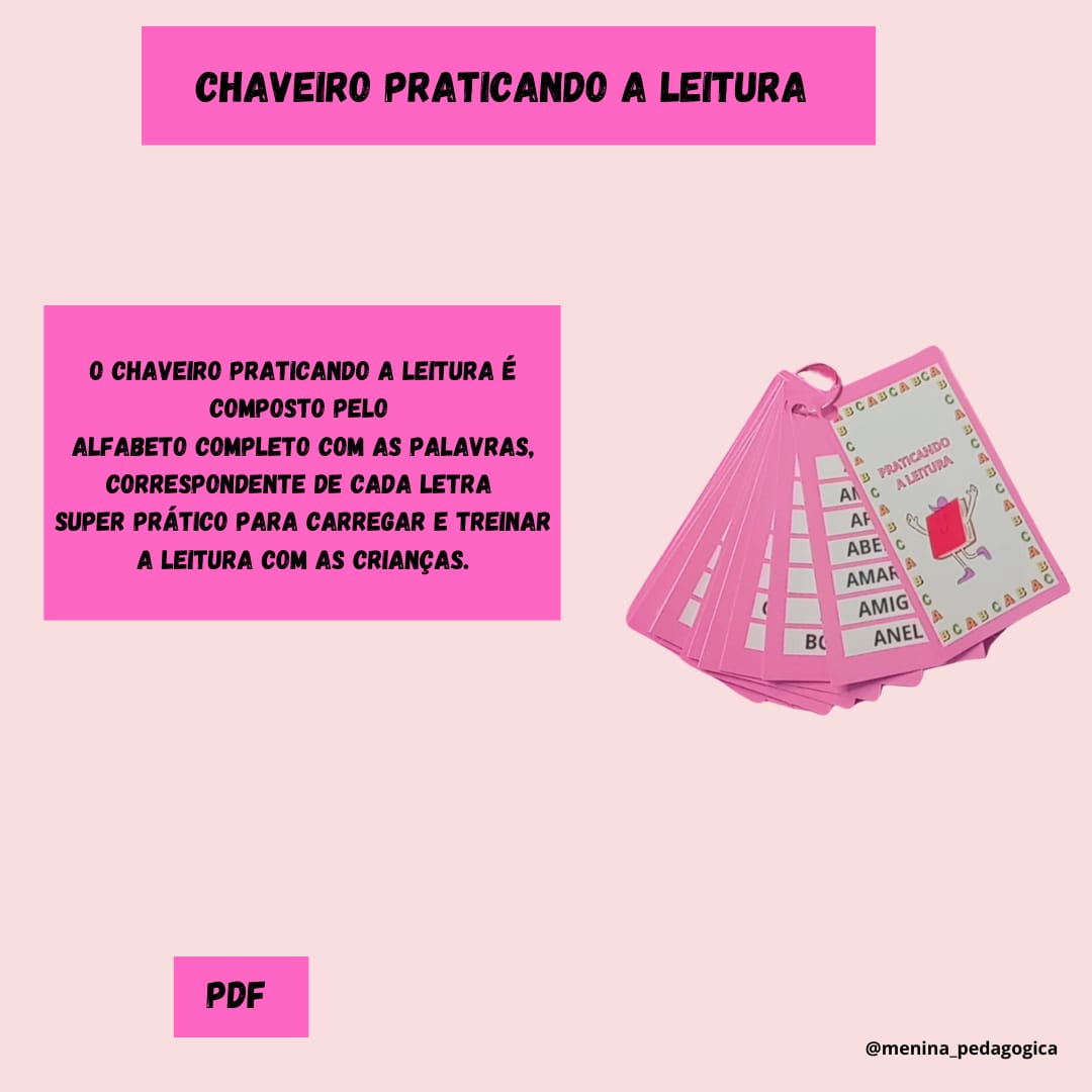PDF CHAVEIRO PRATICANDO A LEITURA