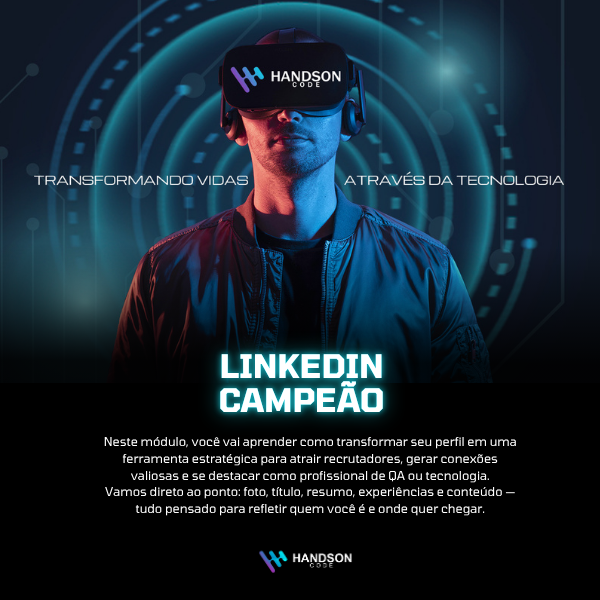 LinkedIn Campeão - Handson Code Tecnologia | Hotmart