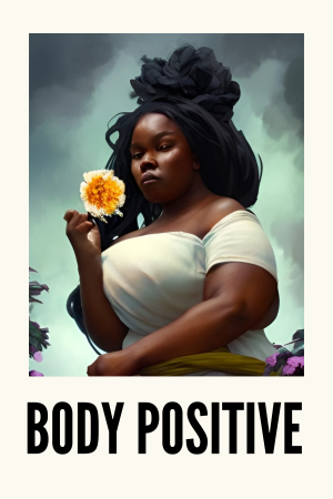 Printable poster – BODY POSITIVE - Renata Duval | Hotmart