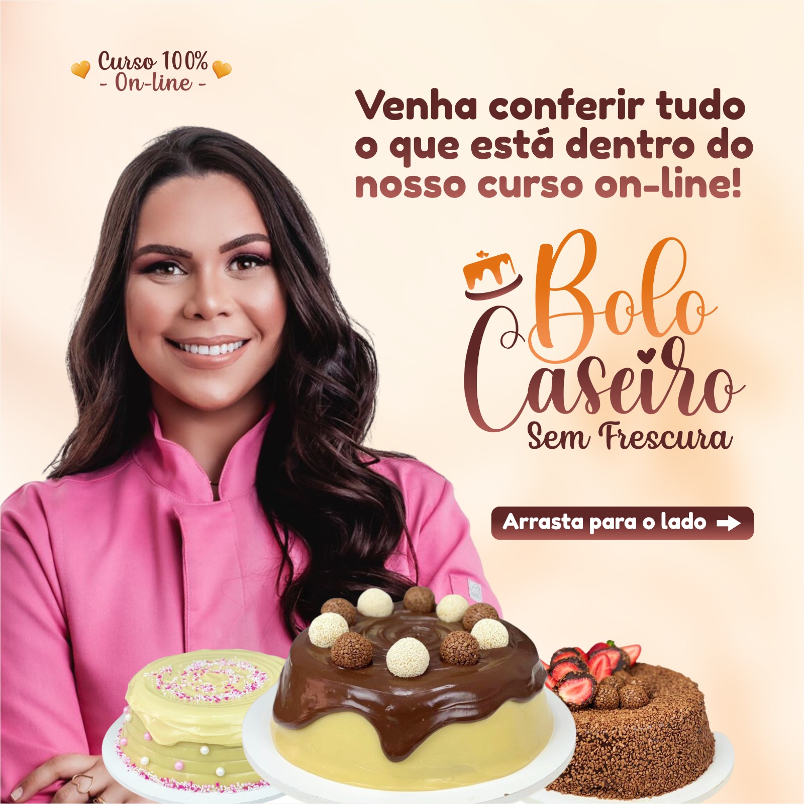 Bolo Caseiro sem Frescura - Mariana Brito | Hotmart