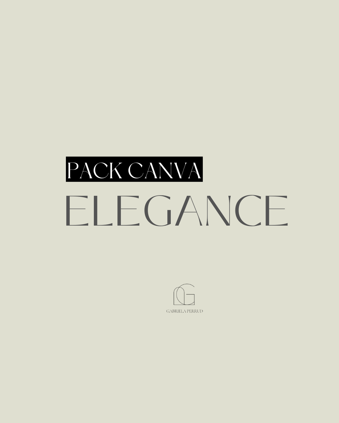 PACK CANVA ELEGANCE - Gabriela Roza Bahia Perrud | Hotmart