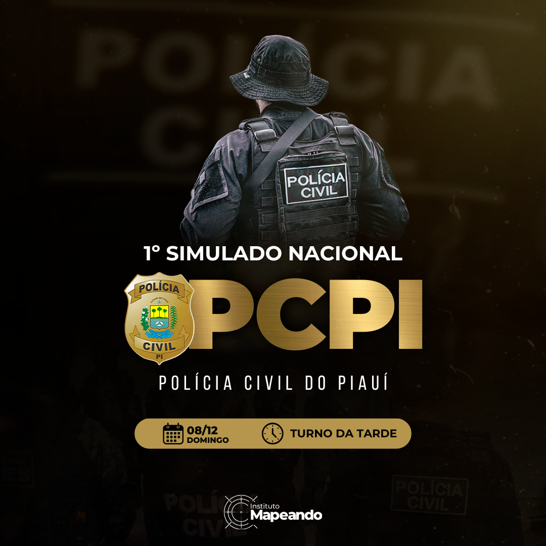 01 SIMULADO NACIONAL - PCPI - Instituto Mapeando | Hotmart
