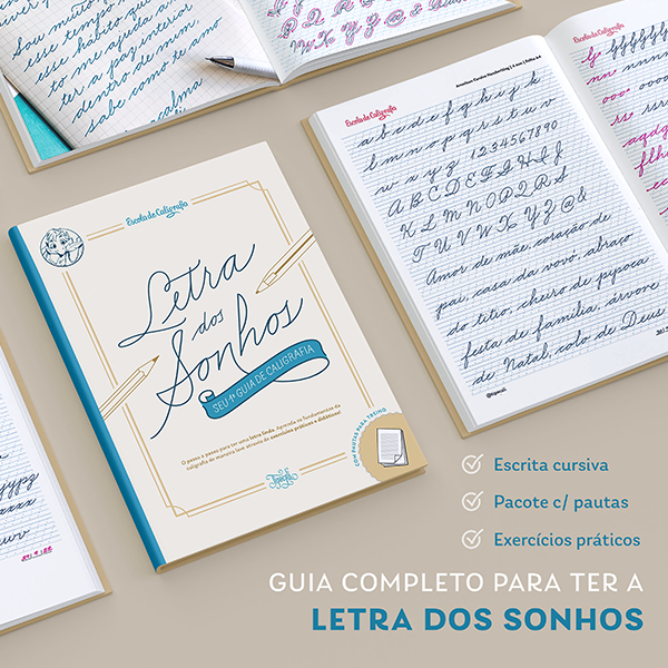 Letra dos sonhos: Seu primeiro guia de caligrafia - Tipocali | Hotmart
