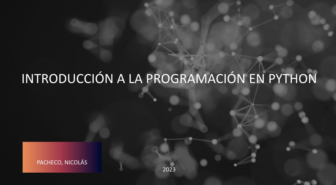 Python from scratch - Nicolas Pacheco | Hotmart