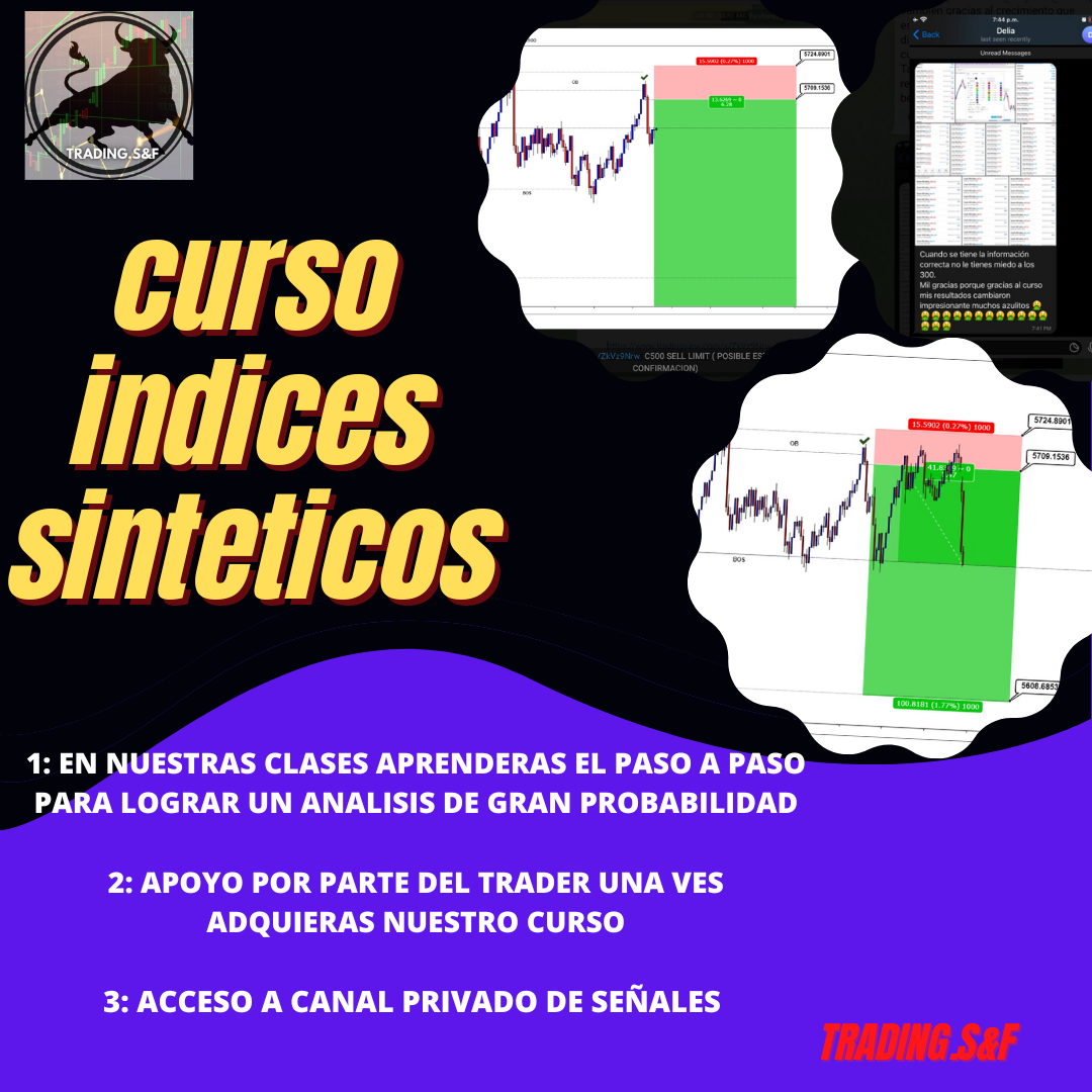 CURSO INDICES SINTETICOS DE CERO A AVANZADO - Trading.S&F | Ho...