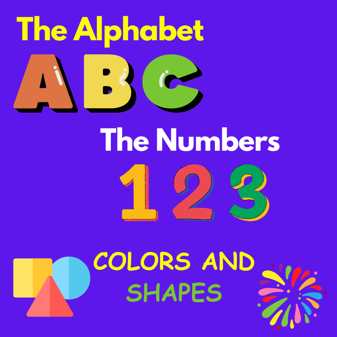 Joanabanana Promoção - Alphabet, Numbers, Colors & Shapes