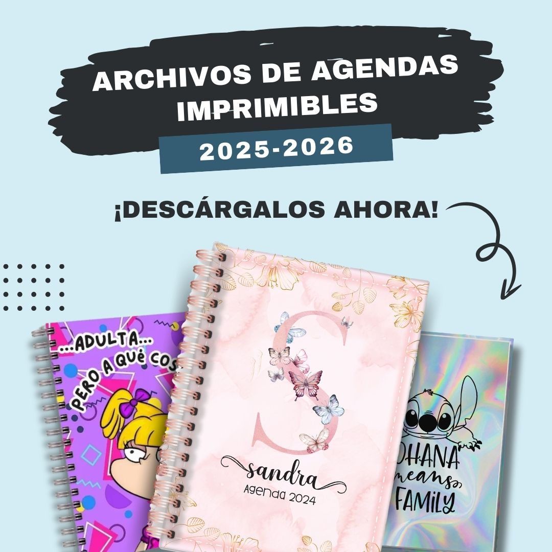 PACK AGENDAS IMPRIMIBLES 2025-2026