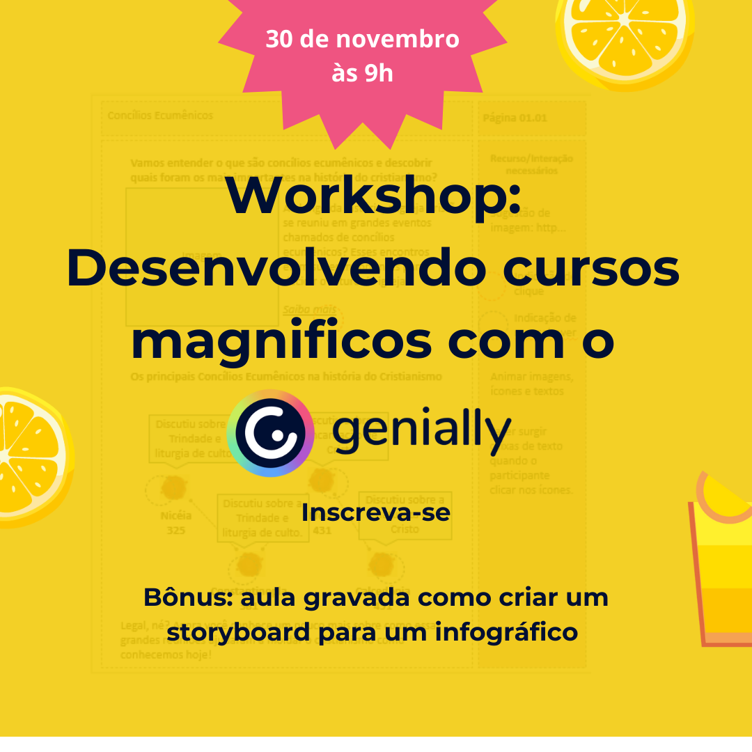 Workshop desenvolvendo cursos magníficos com o Genially - Nangela L...