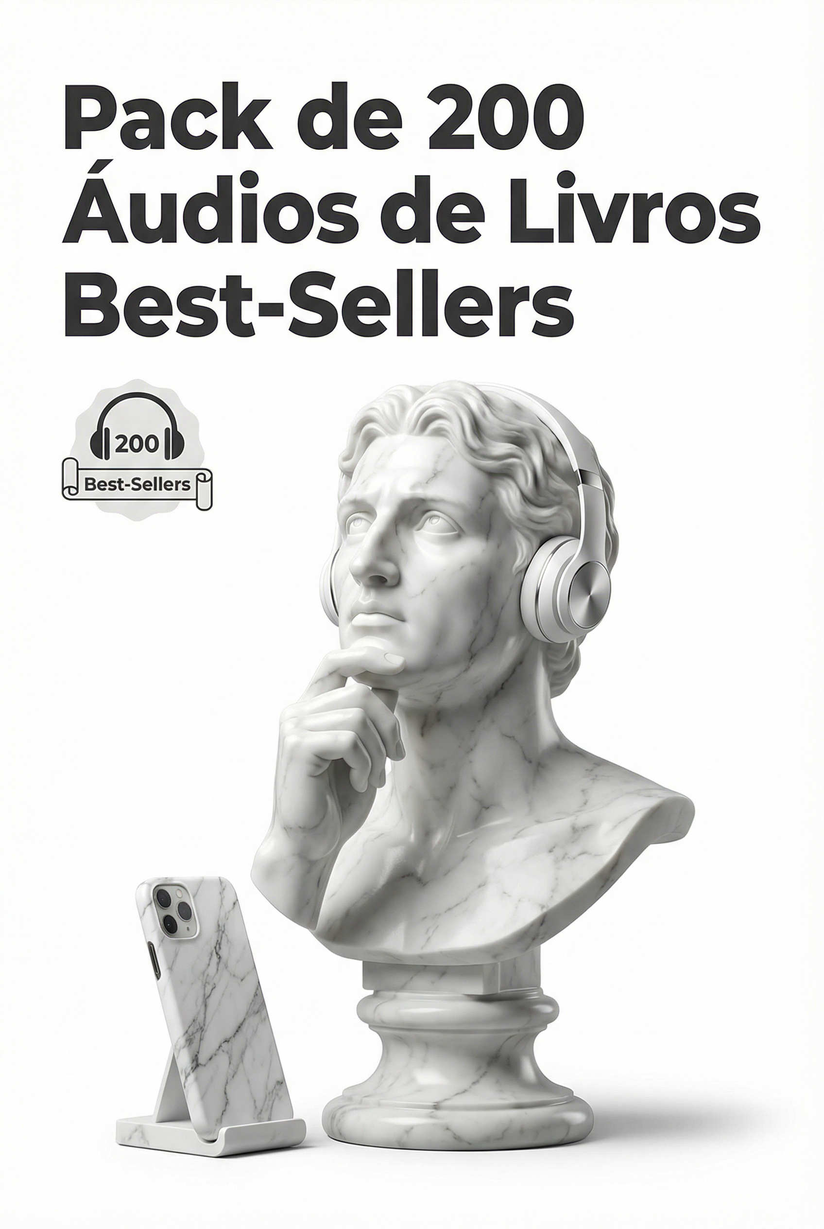 Pack de 200 Audios Livros Best Sellers