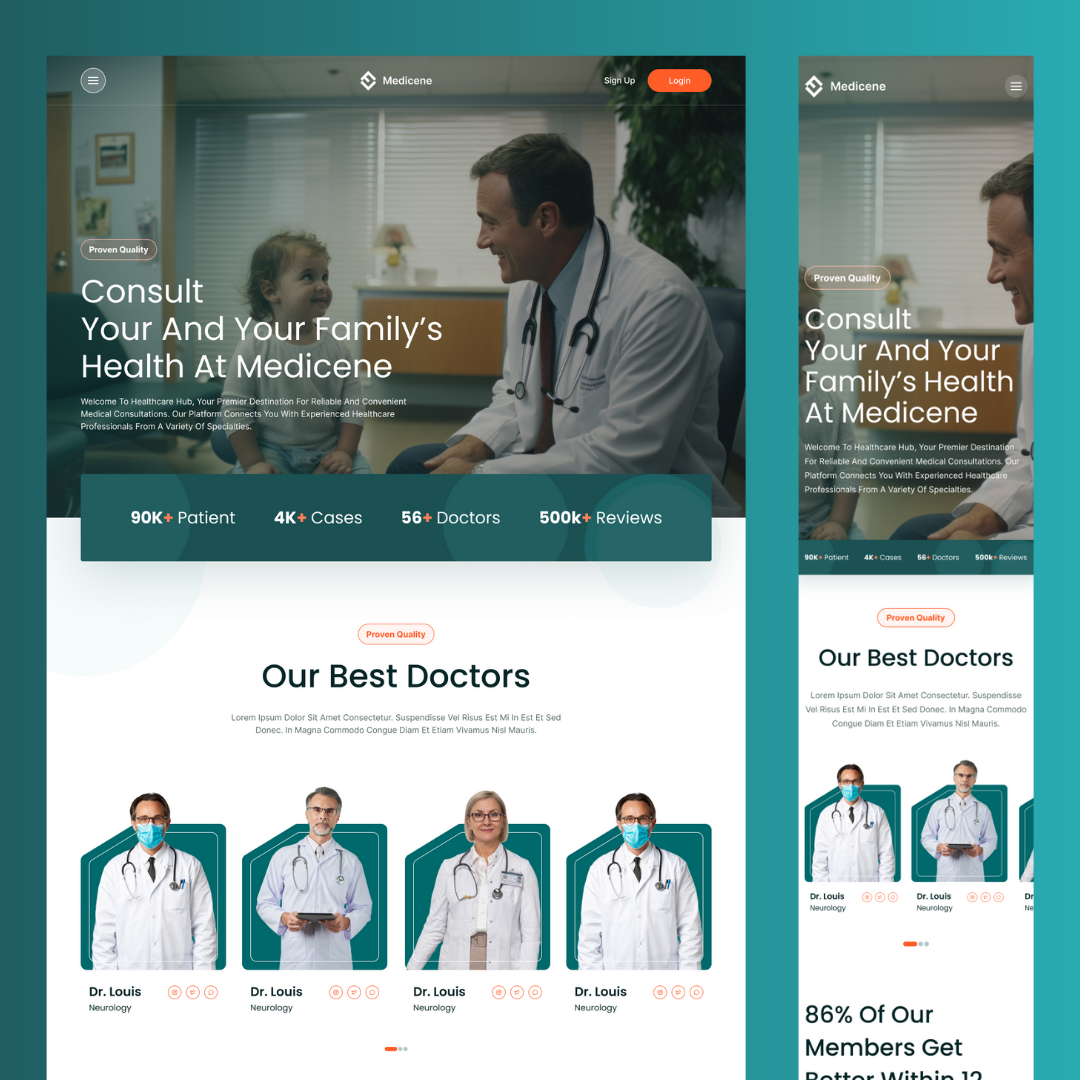 Medicene - 100% Editable Responsive Template