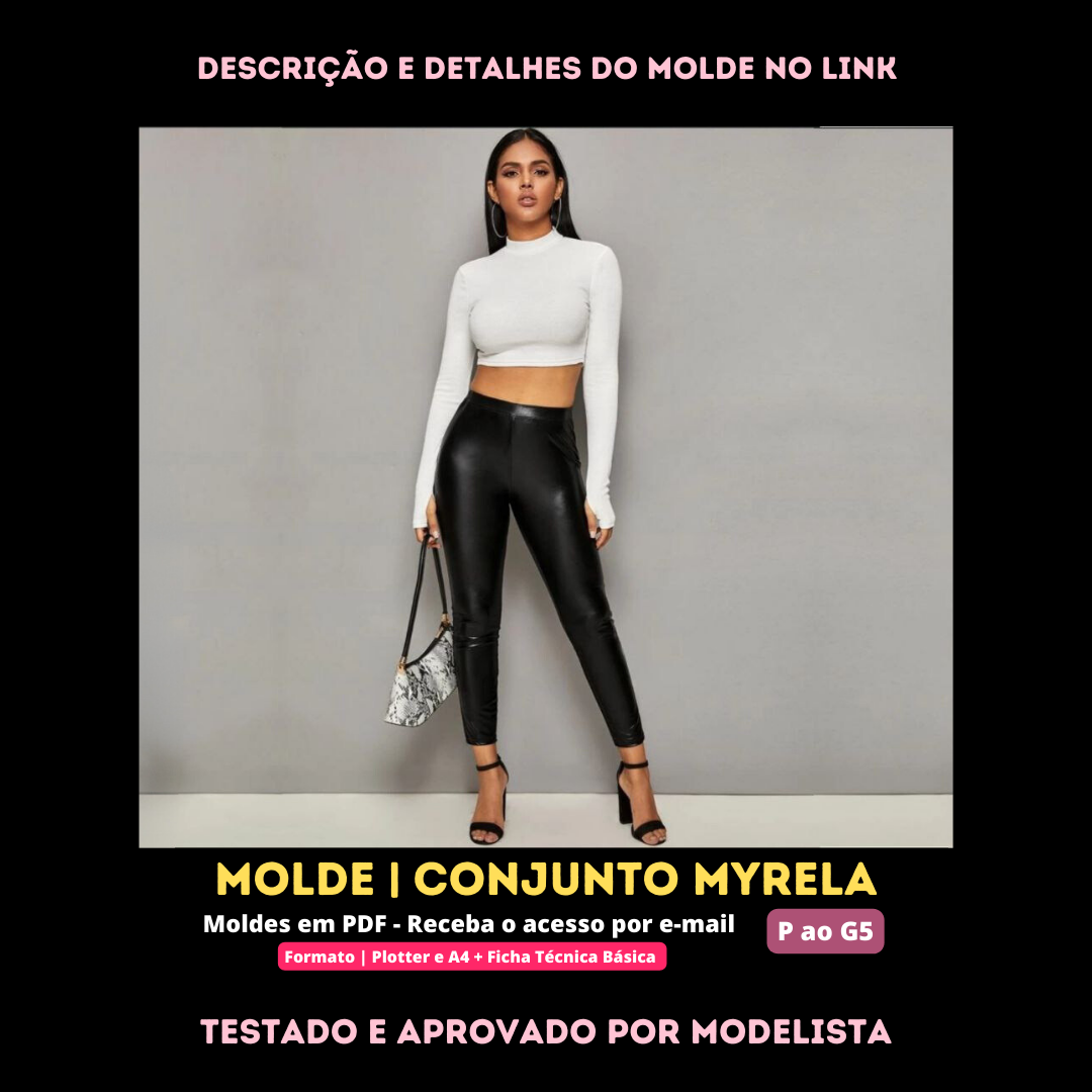 [Molde em PDF] - Conjunto Myrela. - Empreendedora Digital JF | Hotmart