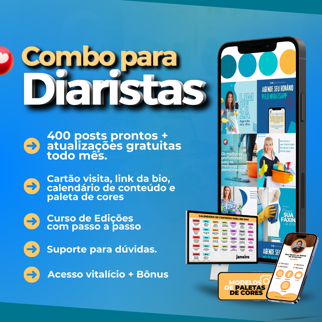 Combo para Diaristas