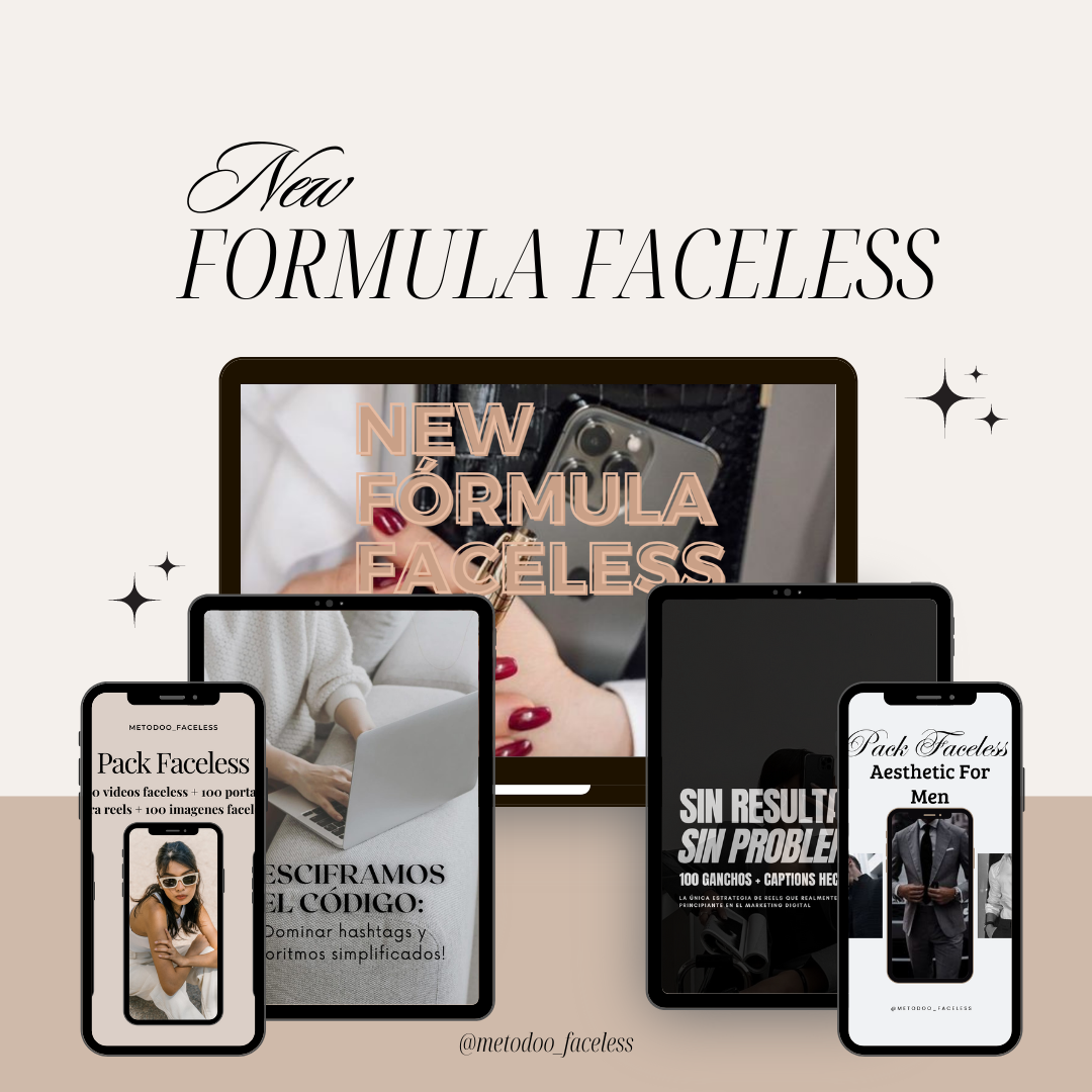 New Formula Faceless - Maciel Noelia Belen | Hotmart