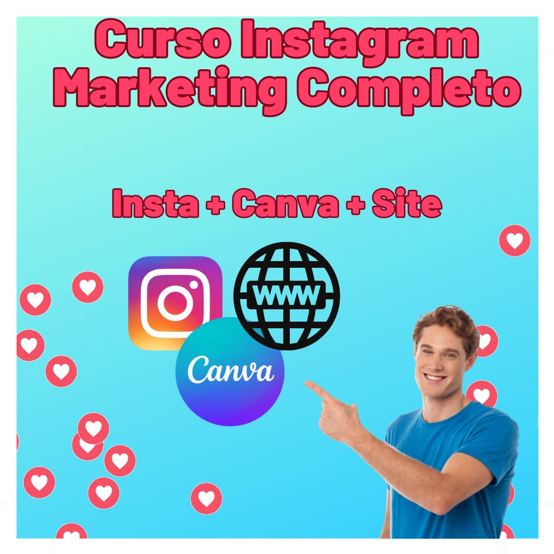 Curso de Instagram Market Completo + Canva + Site - Fernanda Moreir...