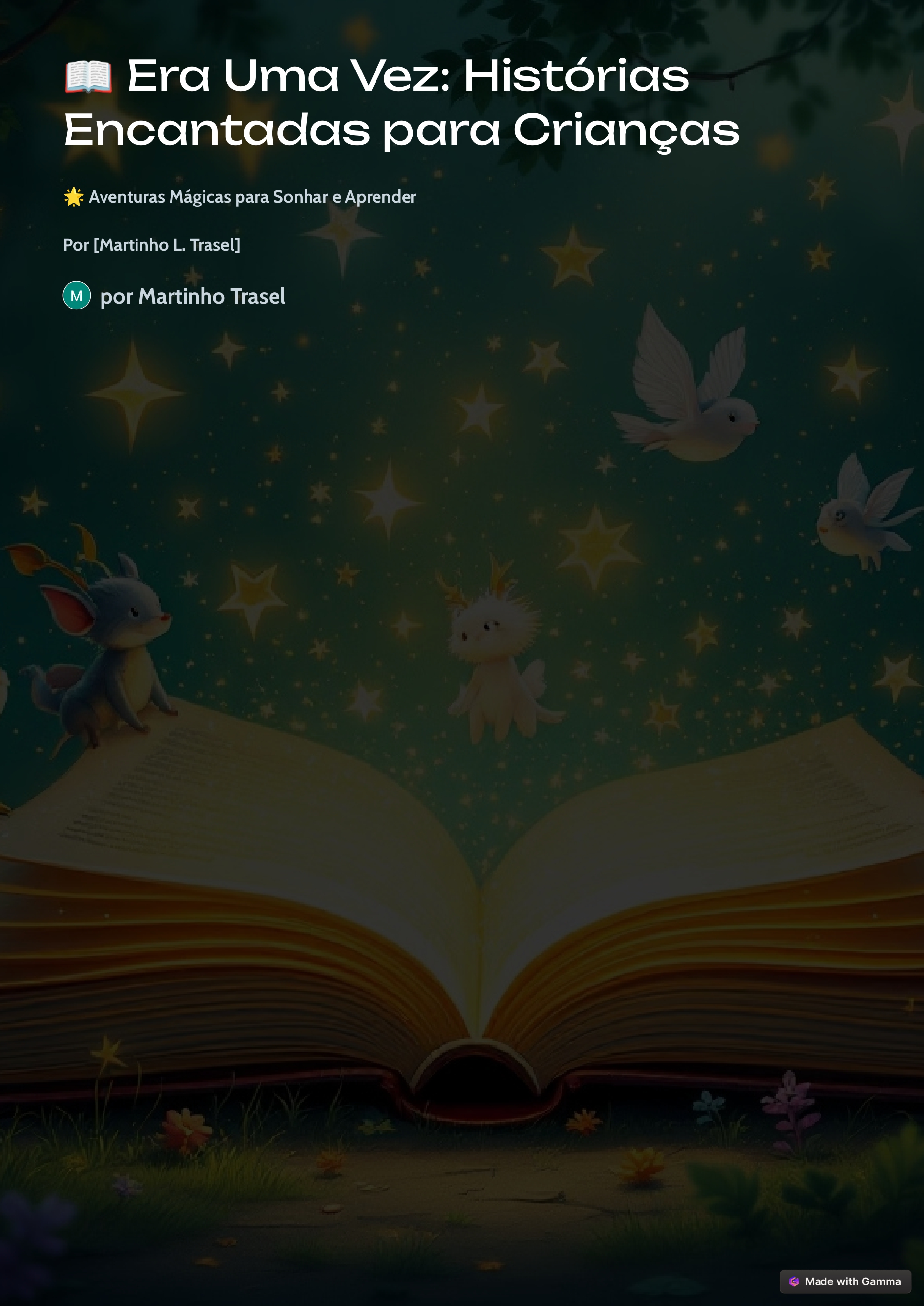 HISTORIAS INFANTIS - Martinho Trasel | Hotmart