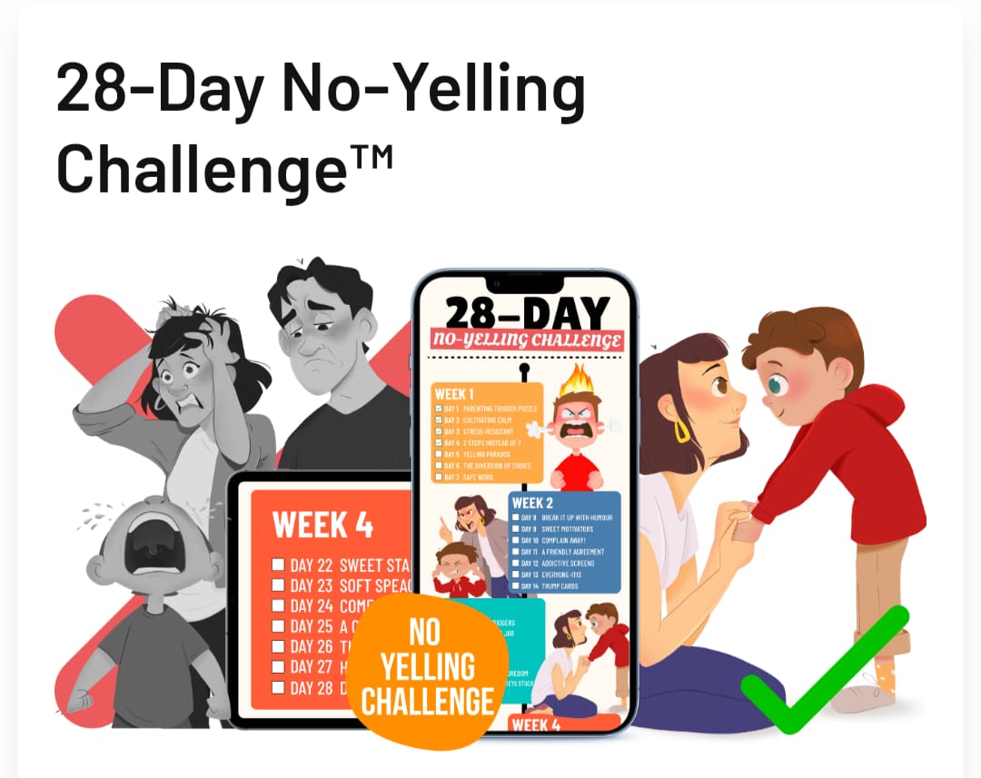 28-Day No-Yelling Challenge - Skonstil | Hotmart