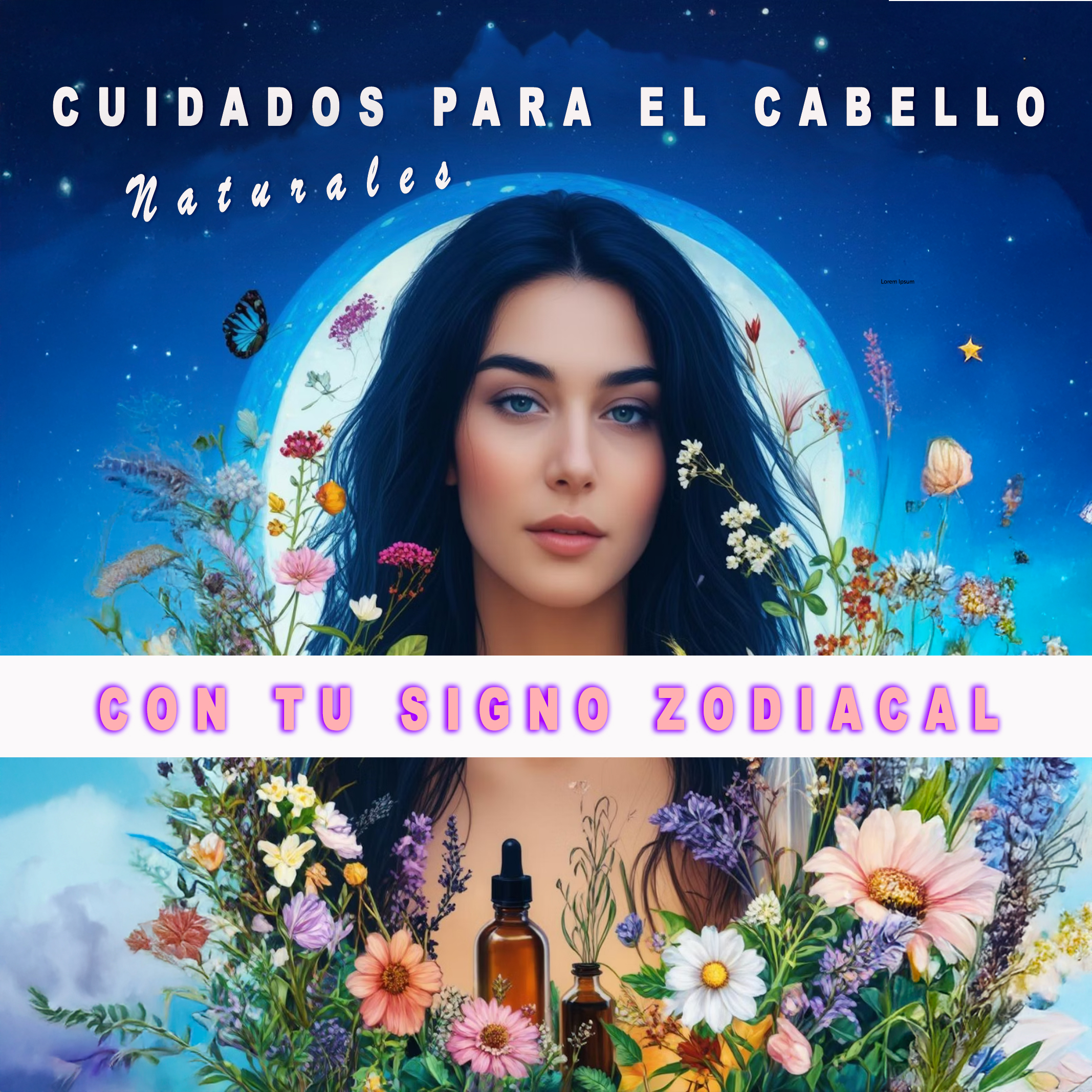 Cabello brillante como tu signo zodiacal