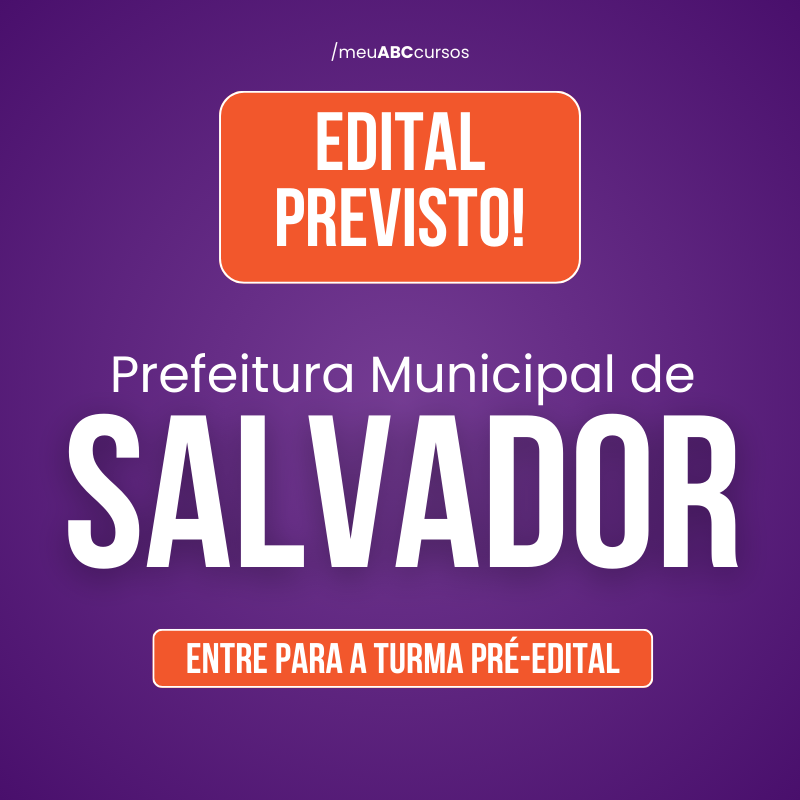 PREFEITURA DE SALVADOR: Disciplinas Gerais [Superior] - Meu ABC Cur...