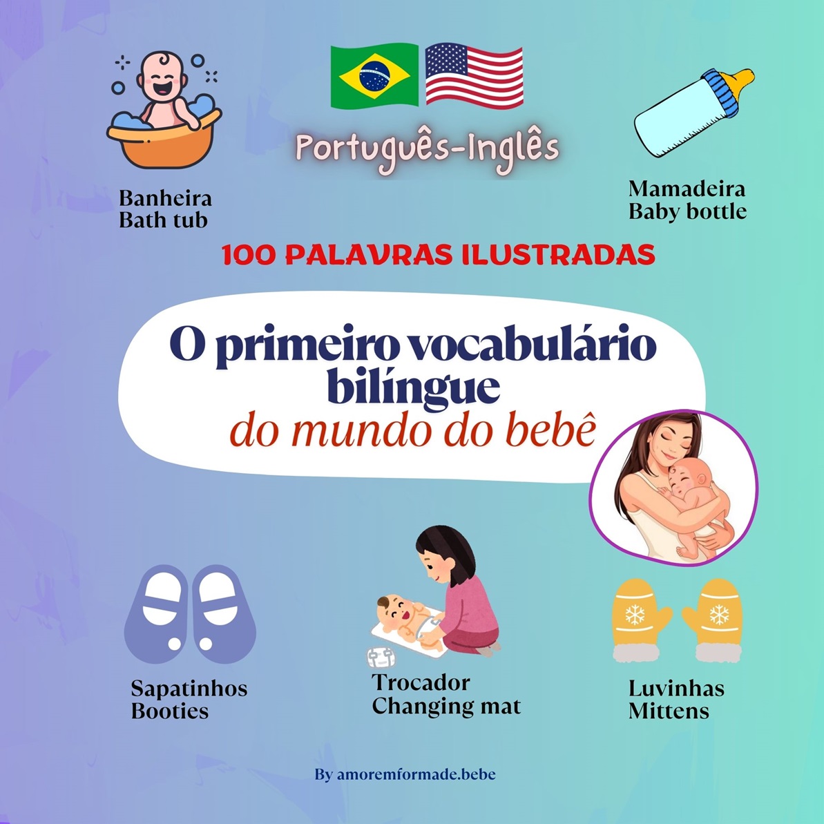 O PRIMEIRO VOCABULÁRIO BILÍNGUE DO MUNDO DO BEBÊ - Giovanna Tivelli...