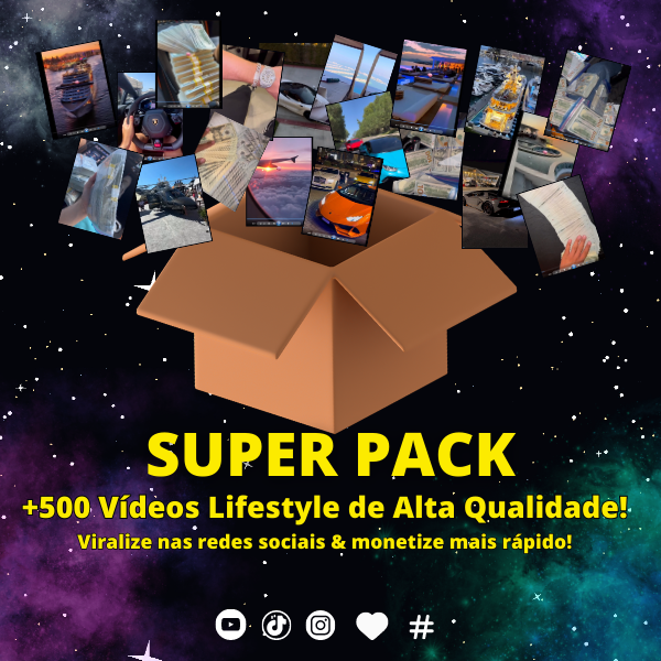 Super Pack com +500 Vídeos Lifestyle de Alta Qualidade | Sem Repeti...